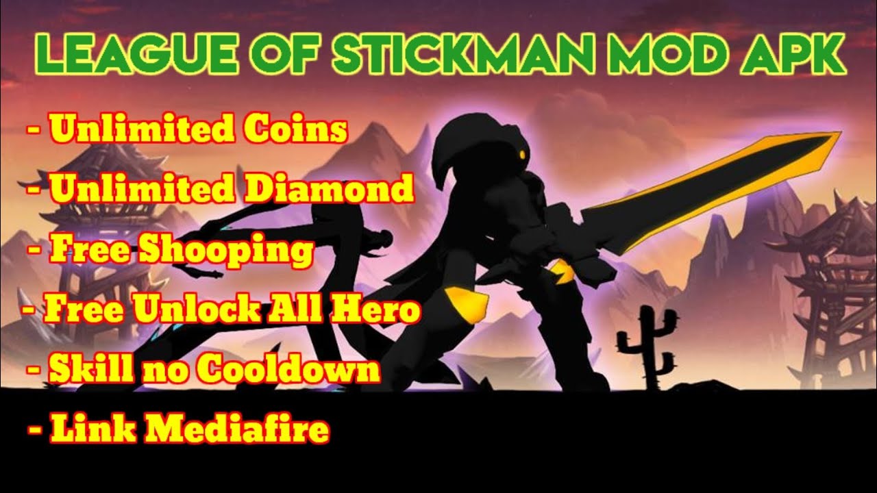 League Of Stickman mod apk new - YouTube