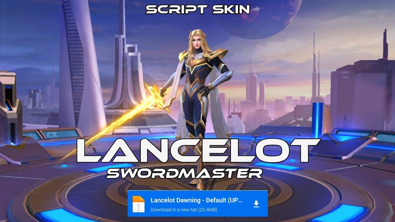 Update | Script Skin Lancelot Dawning - Swordmaster | No Password ...