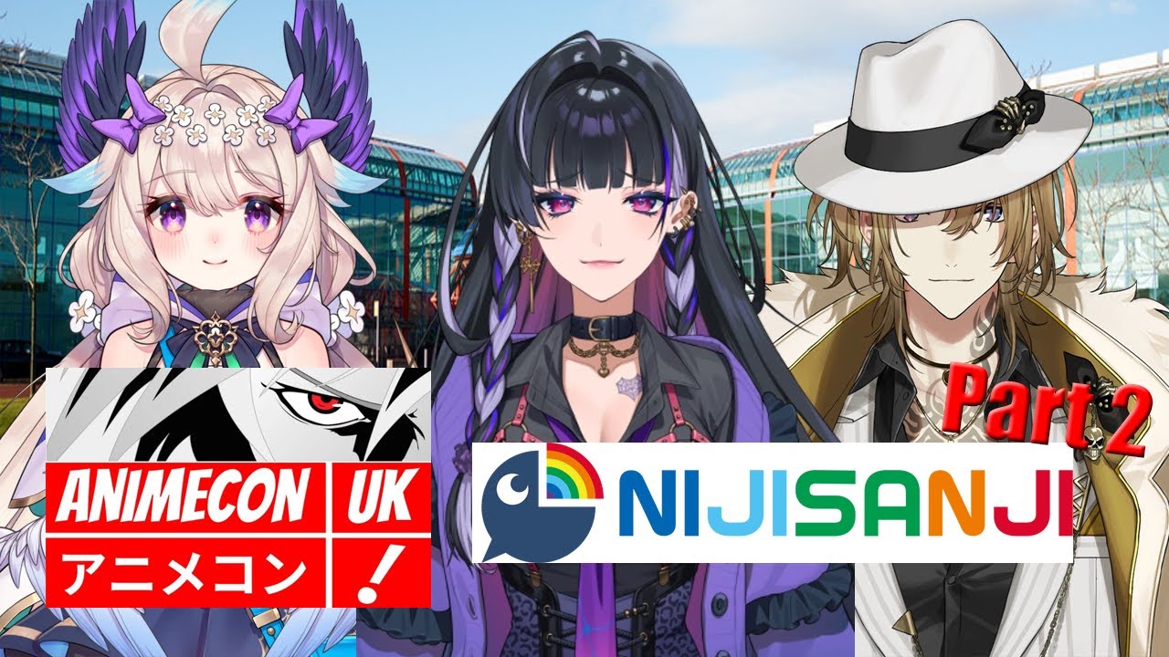 Nijisanji EN live at animecon uk with Luca Kaneshiro Meloco Kyoran and ...