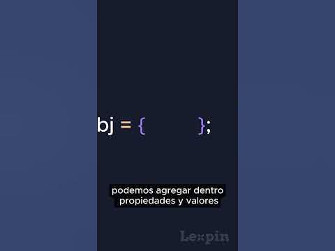 Explorando los Objetos de JavaScript en 40 Segundos - YouTube