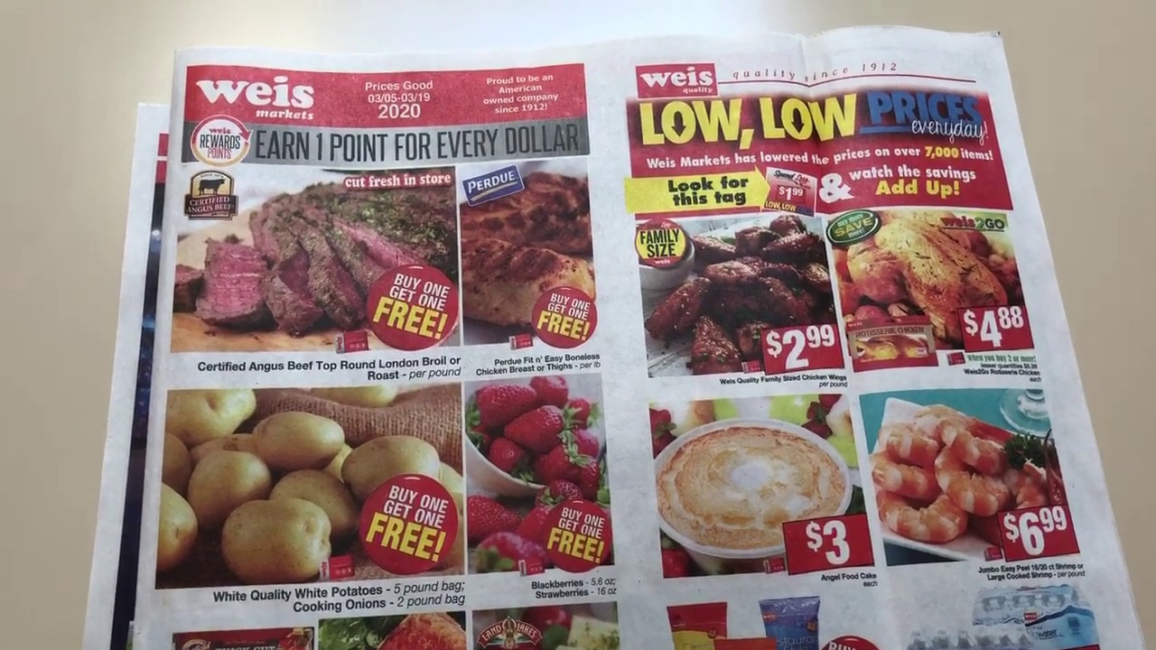 Weis Ad Preview March 5-19, 2020 - YouTube