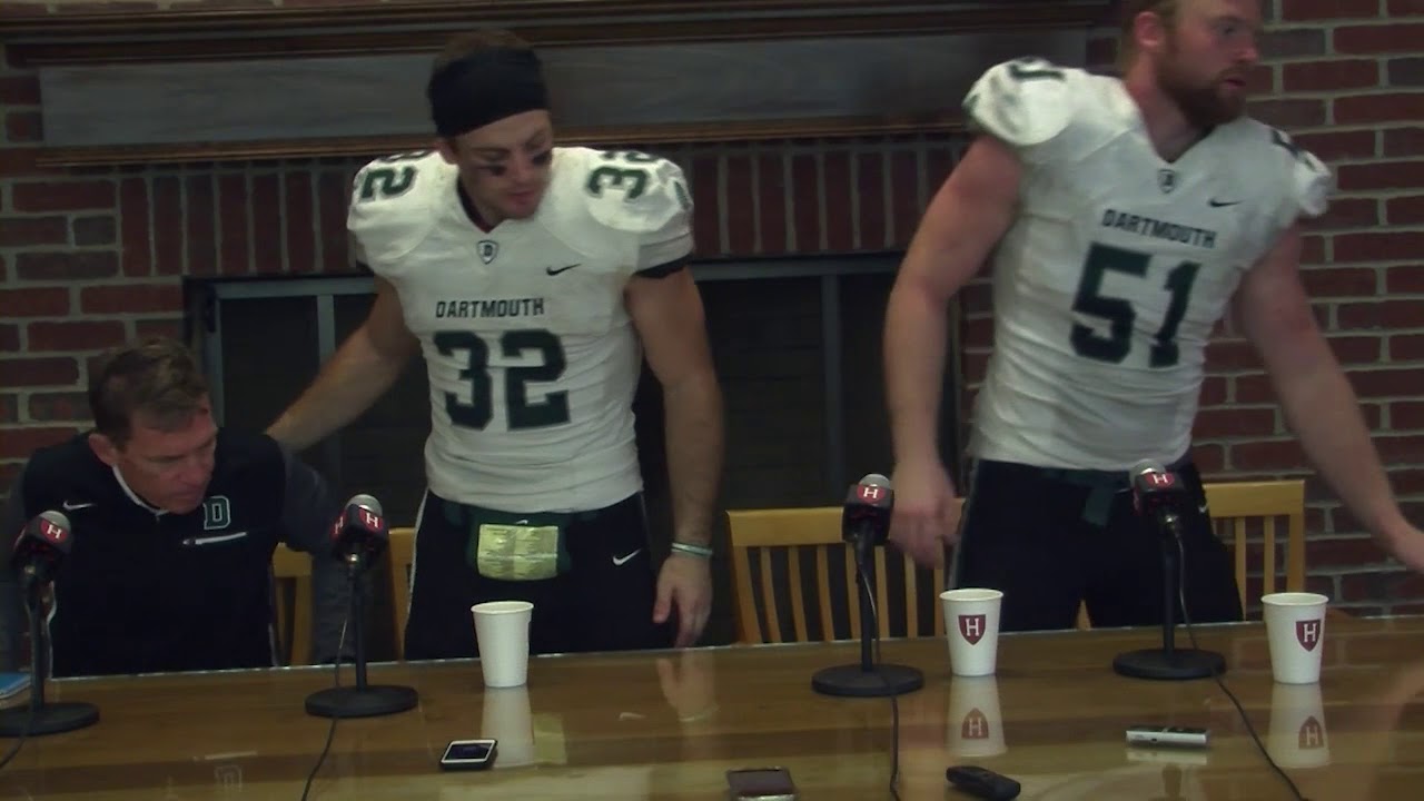 Dartmouth Press Conference: Harvard vs. Dartmouth - YouTube