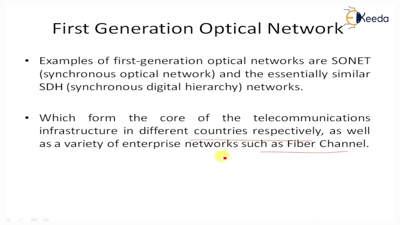 First Generation Optical Networks - YouTube