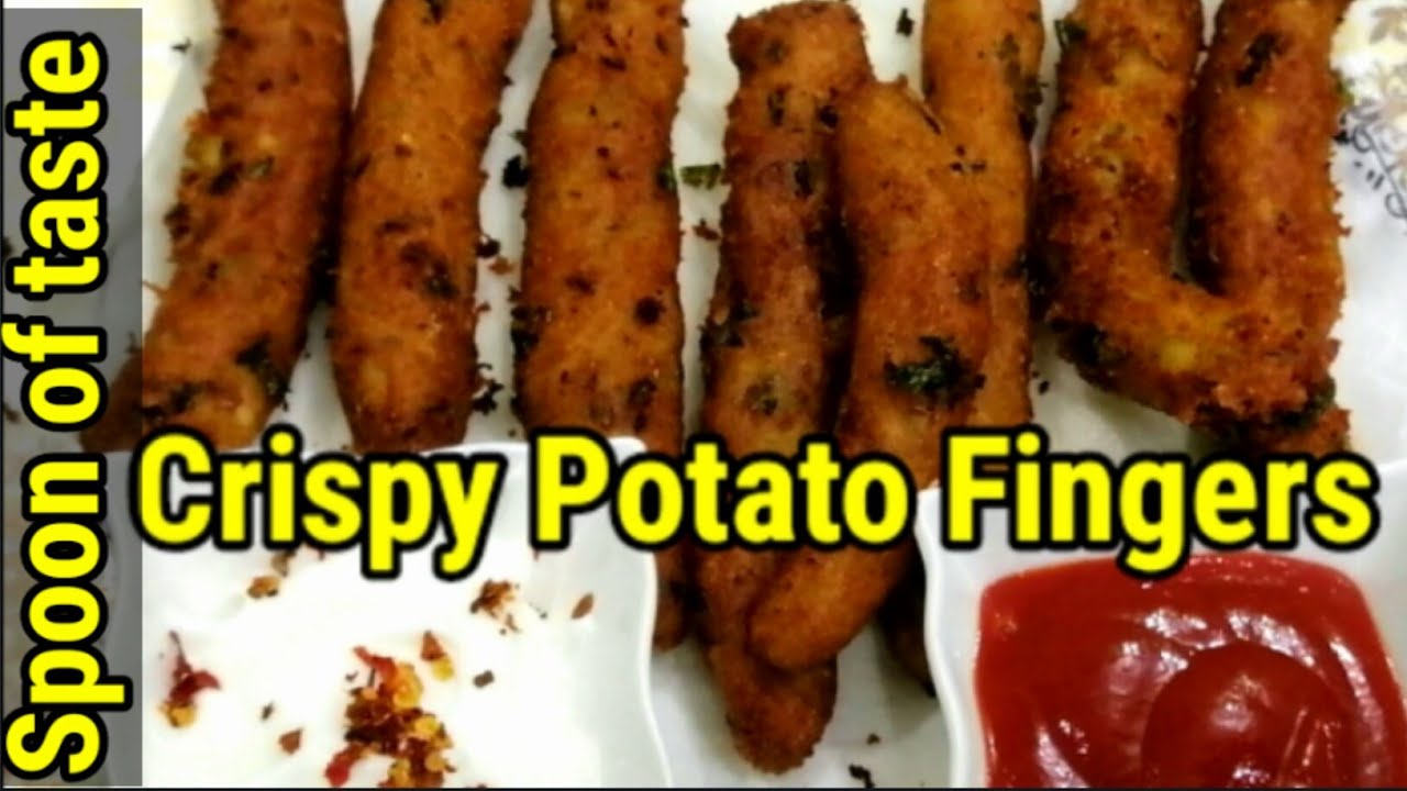 Crunchy style Potato fingers | Potato fingers for kids | Spoon of Taste ...