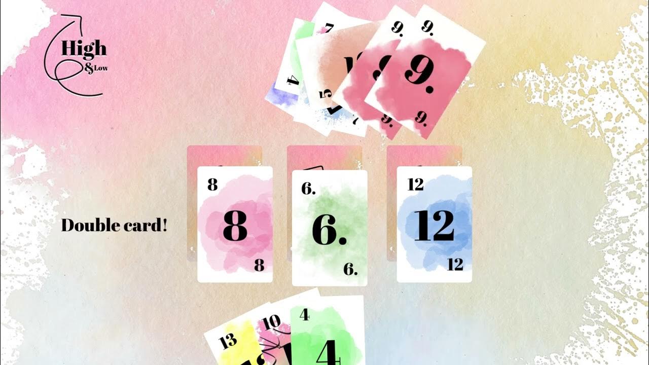 High & Low - Card Game - Kickstarter: How to play - YouTube