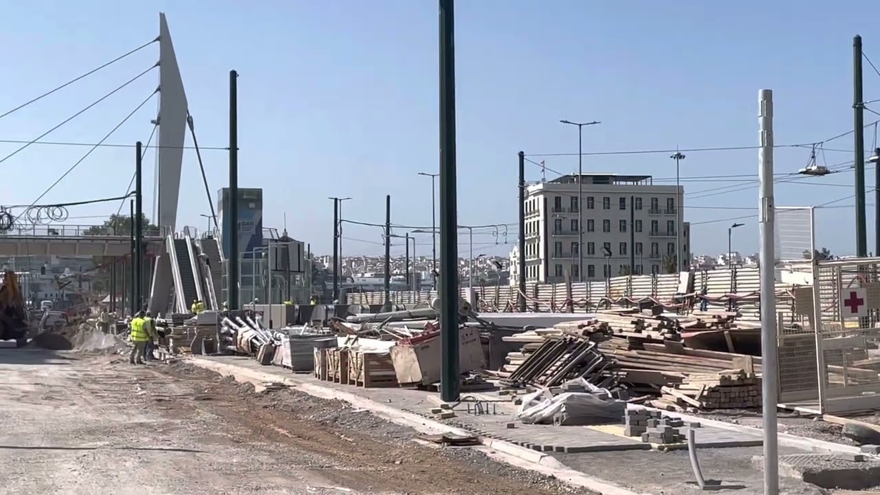 ΕΡΓΟΤΑΞΙΟ ΜΕΤΡΟ ΣΤΑΘΜΟΣ ΠΕΙΡΑΙΑΣ 30.8.2022 & Διαμόρφωση Ακτής ...
