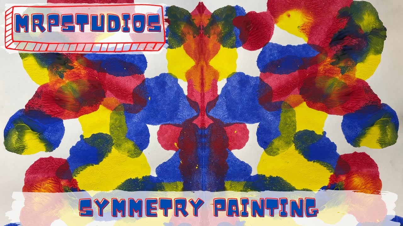 Art Lessons For Kids: Symmetry Painting (updated) - YouTube