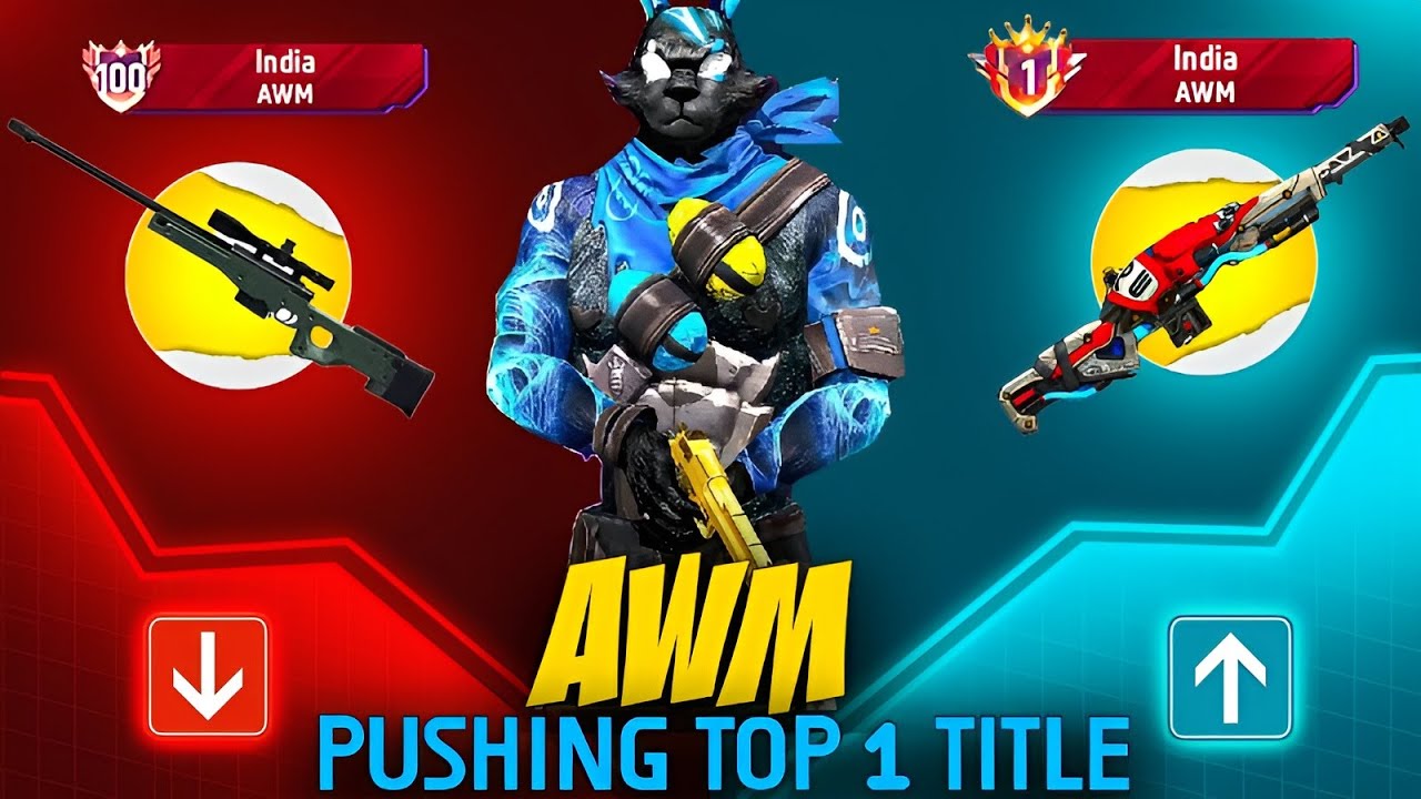 Pushing Top 1 Title In AWM | Ep-4 | Free Fire Solo Rank Tips And Tricks ...