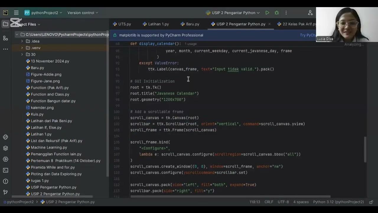 Mini Proyek Python Kalender Jawa - YouTube