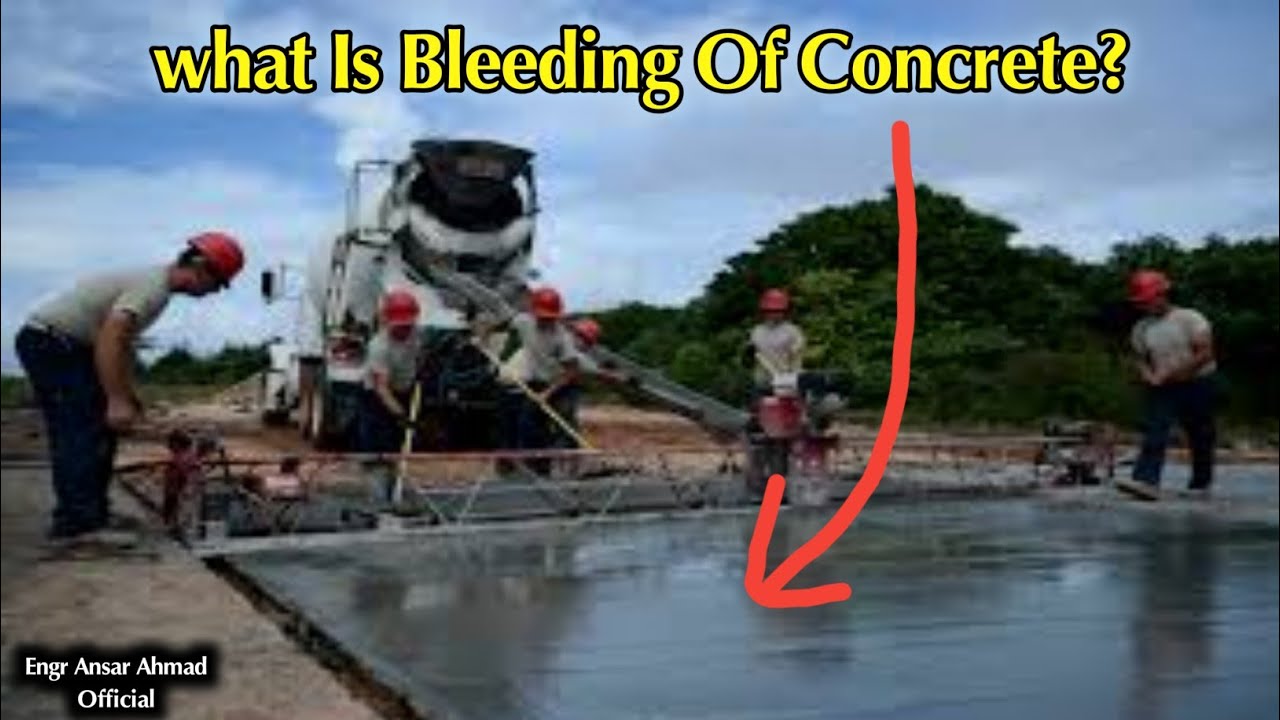 What Is Bleeding Of Concrete? - YouTube