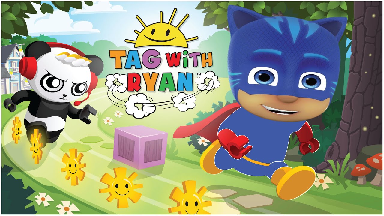 PJ Masks - Tag with Ryan Part 2: Catboy Super Cat Speed vs Red T-Shirt ...
