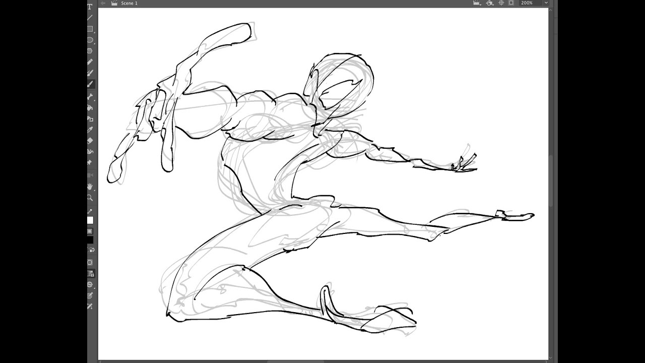 QUICK GESTURE DRAWING TUTORIAL - YouTube