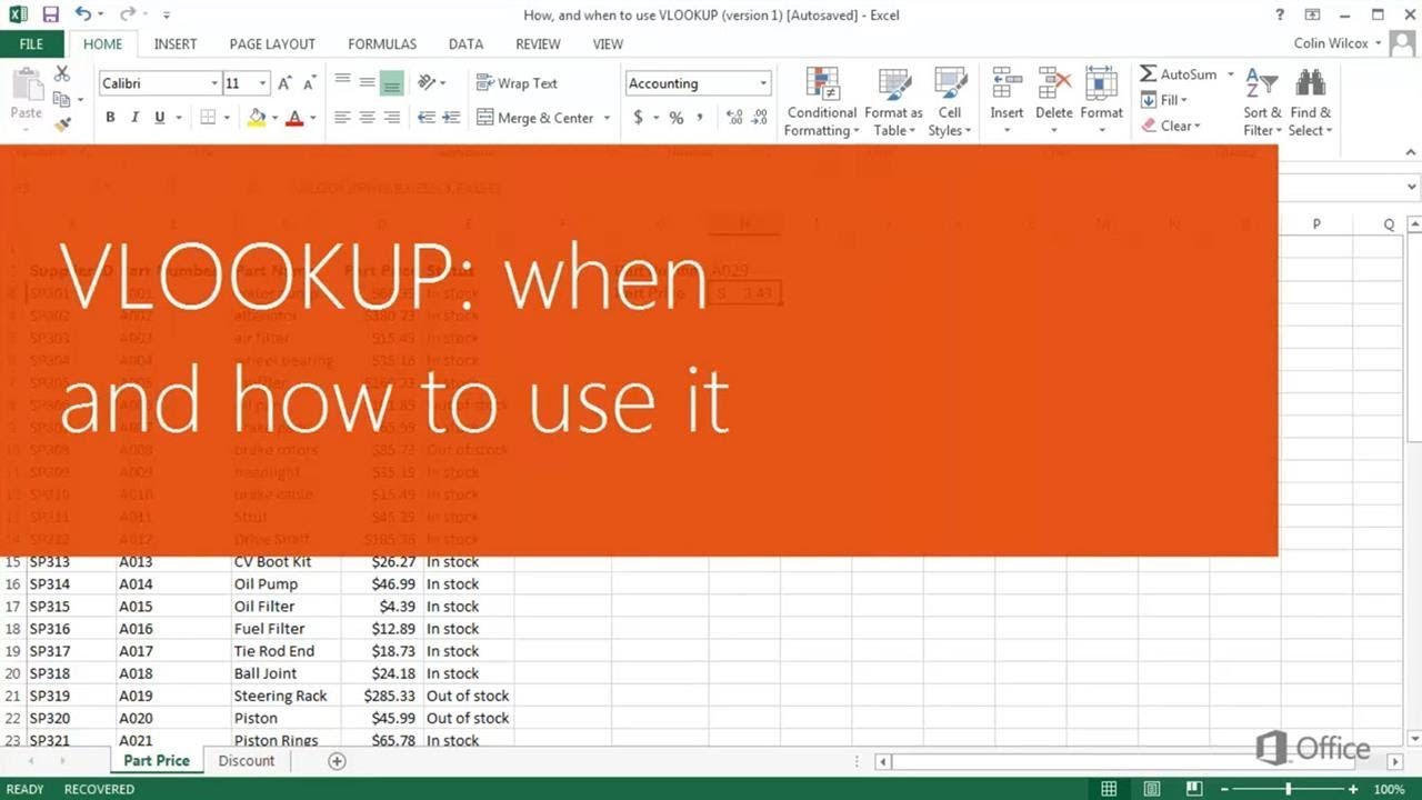 How To Use Vlookup Function In Excel Urdu Tutorial Youtube