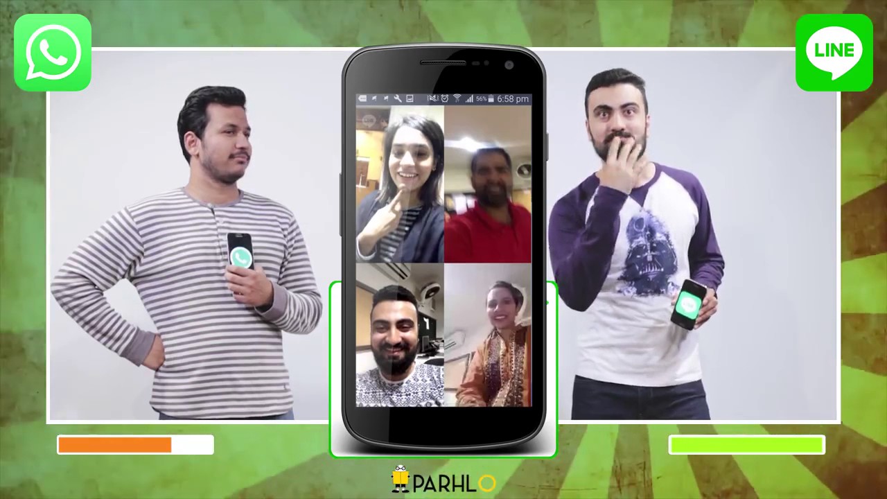 Line vs Whatsapp - YouTube