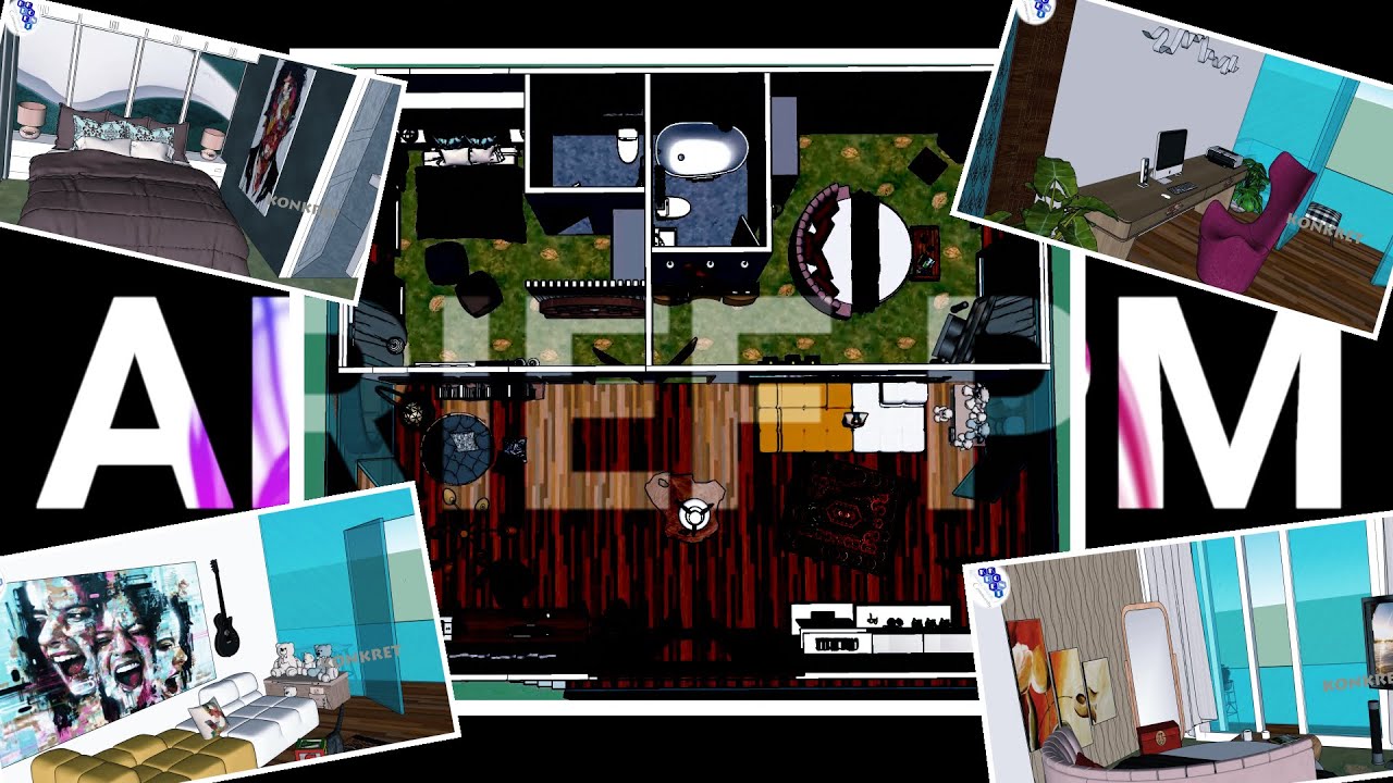 Home Decorating Ideas & Interior Design - Animasi 3D || ARIEF PM - YouTube