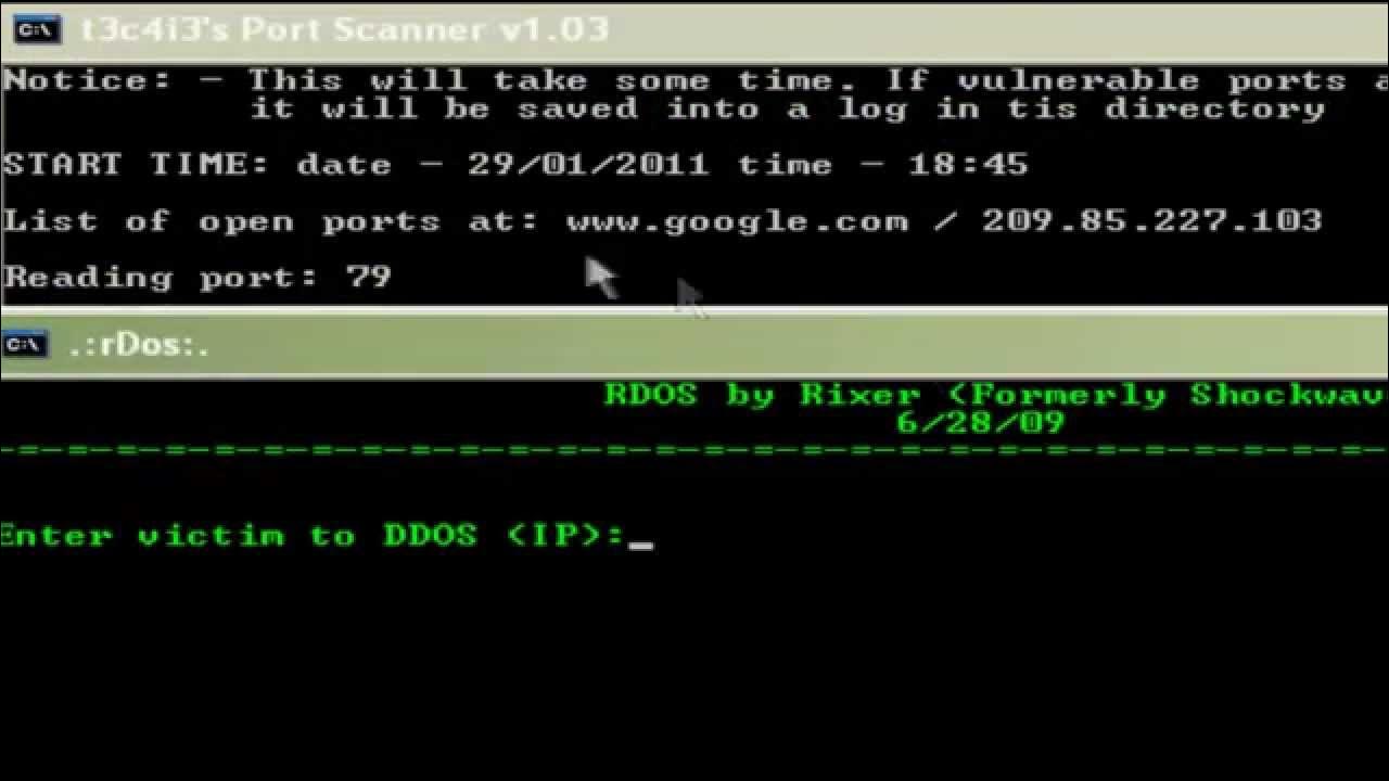 DDos Program - YouTube