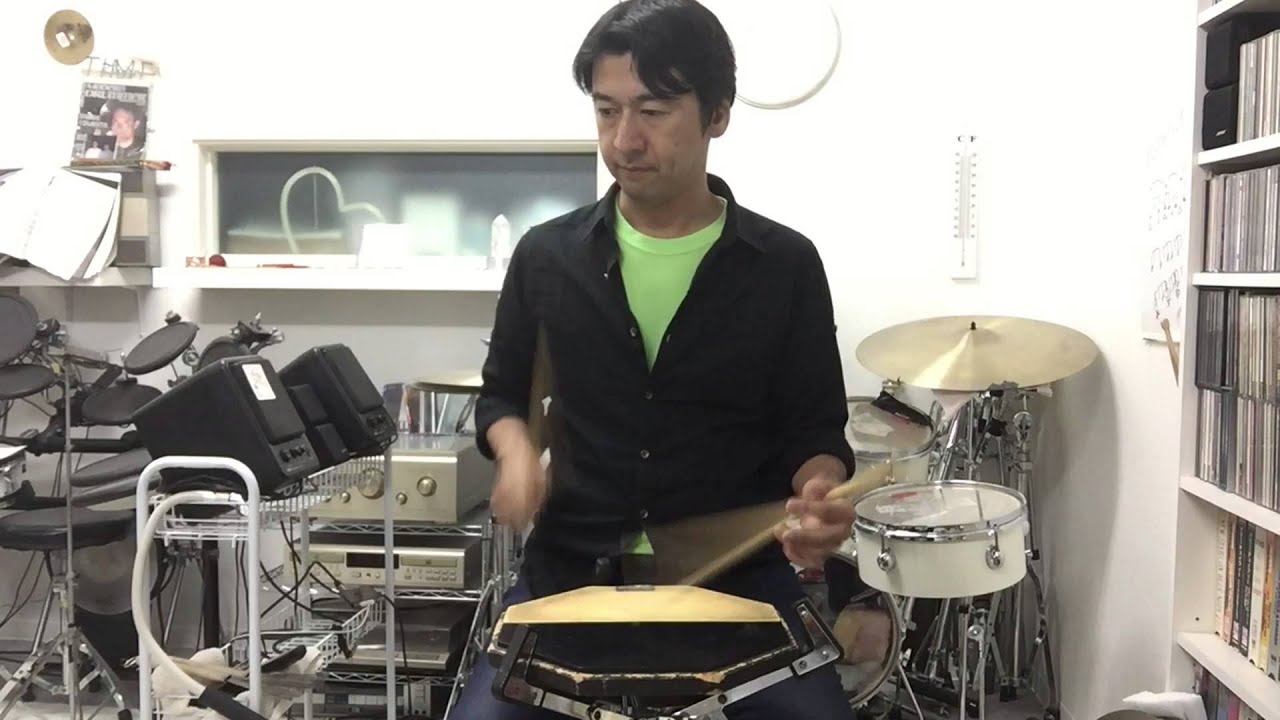Charles Wilcoxon All American Drummer Solo No.11 ルーディメンツ ドラムスクール - YouTube