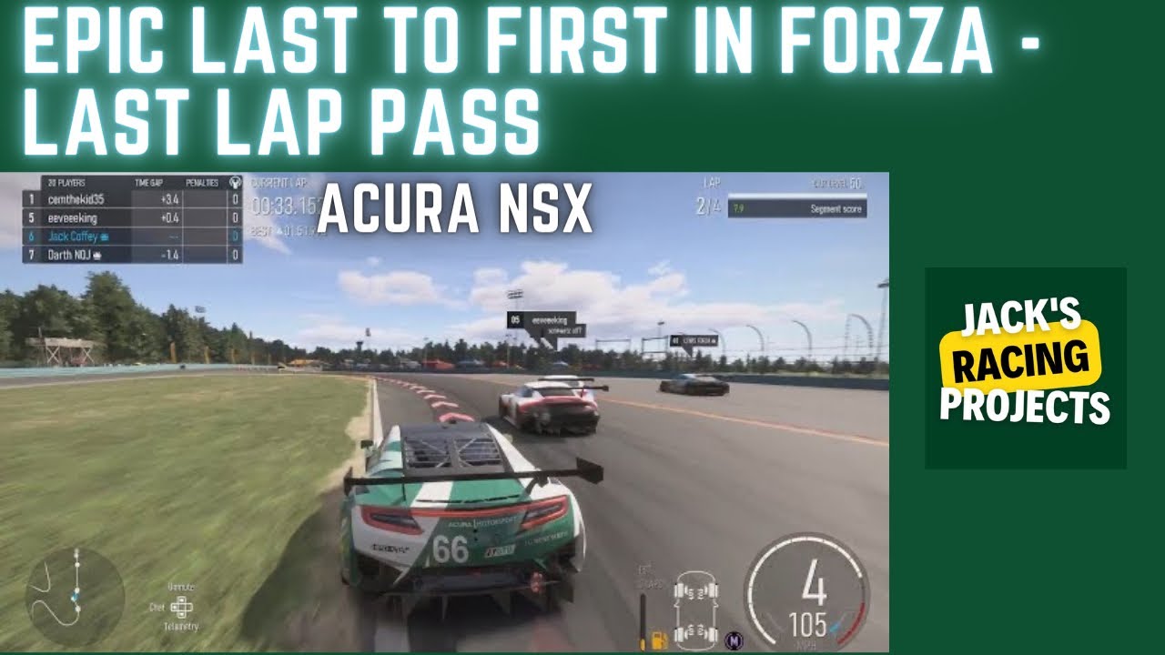 This Entire Race Was A HIGHLIGHT! Last-To-First Challenge Forza ...