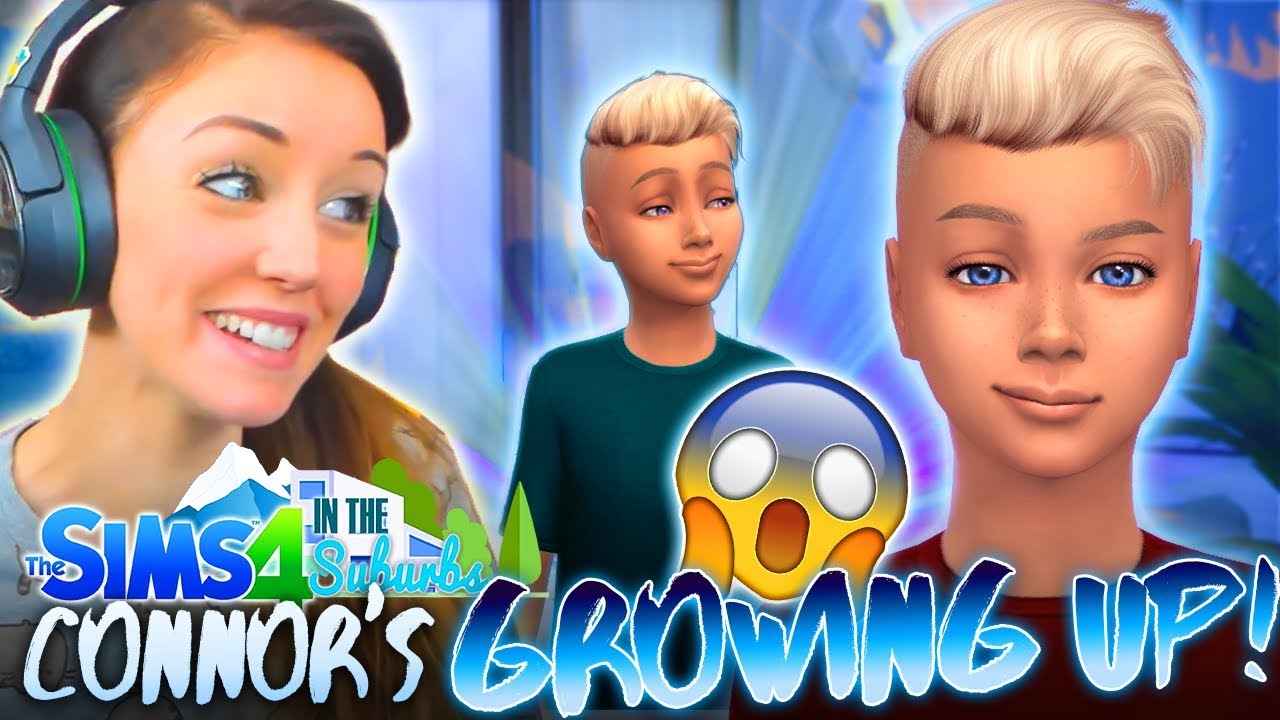 😱CONNOR'S GROWING UP!😭 (The Sims 4 IN THE SUBURBS #8! 🏘) - YouTube