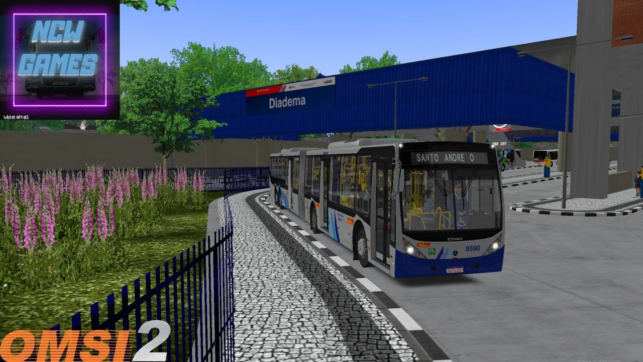 TERMINAL DIADEMA X TERMINAL SANTO ANDRÉ OESTE LINHA 287 | METRA | OMSI ...