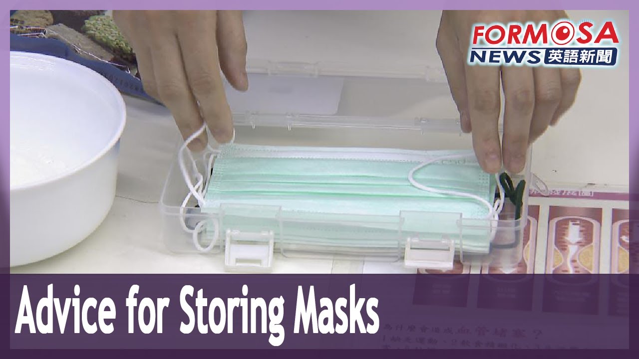 Storing surgical masks for more than three years can result in moldy ...