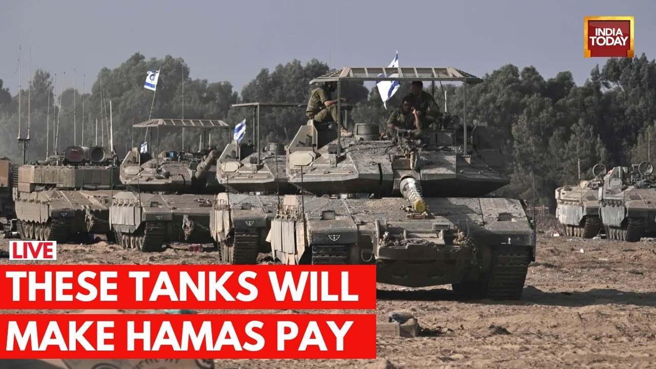 Live | Israel Palestine War | Israeli Army & Tanks Are Ready For Ground ...