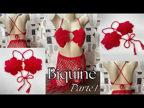 Biquíni de Crochê - Top | Passo a Passo 1