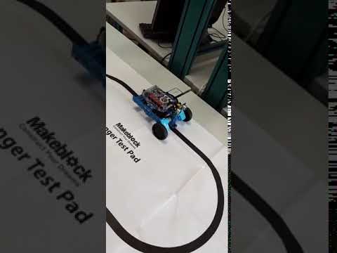 Makeblock MBots: Dashing RAPTOR (The Line Follower + Buzzer) - YouTube