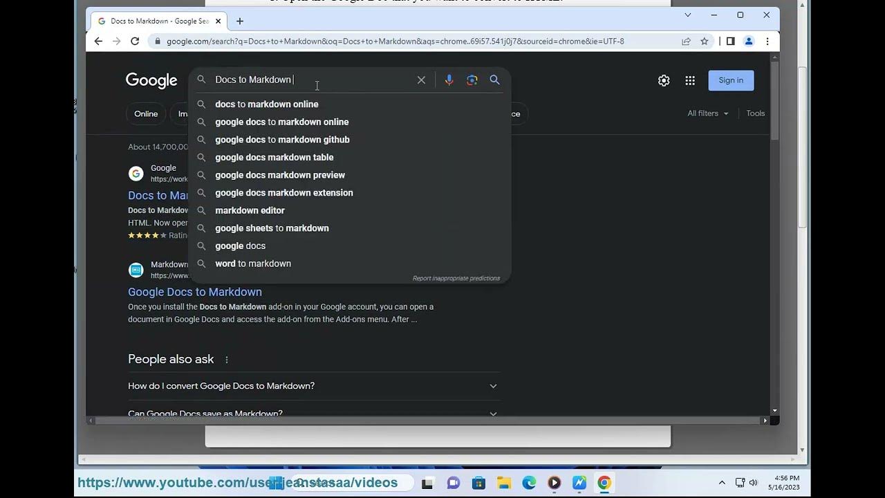 Convert Google Docs to HTML - YouTube