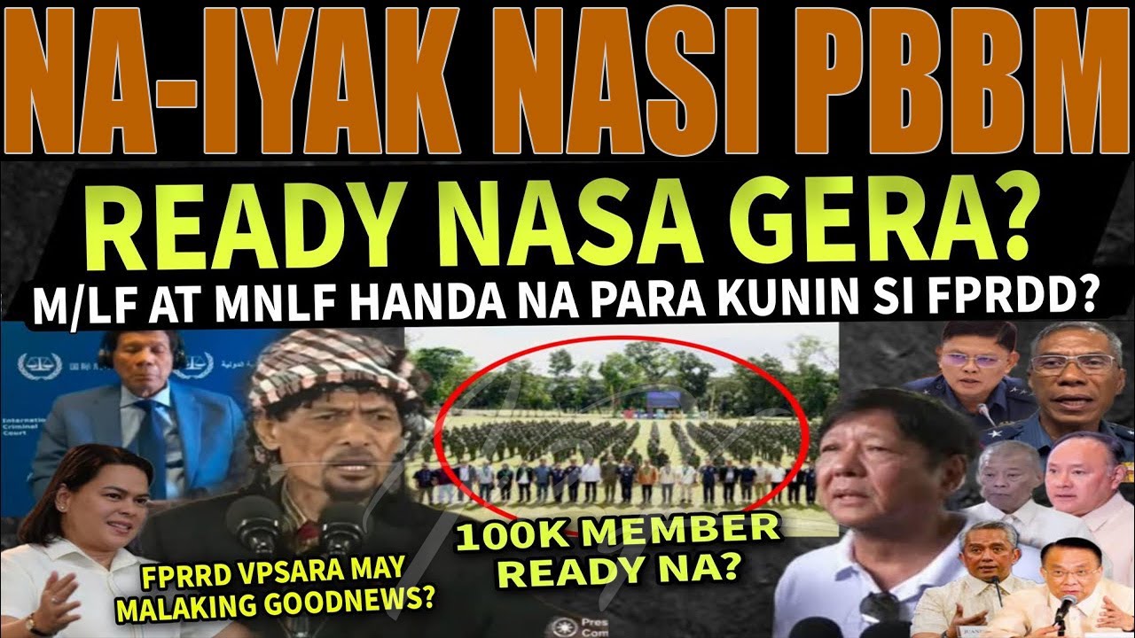 Grabe to! M/LF at MNLF Ready na Para Kay FPRRD at VPSARA? Ut0s ni BBM Binasura KumeL0s na ...