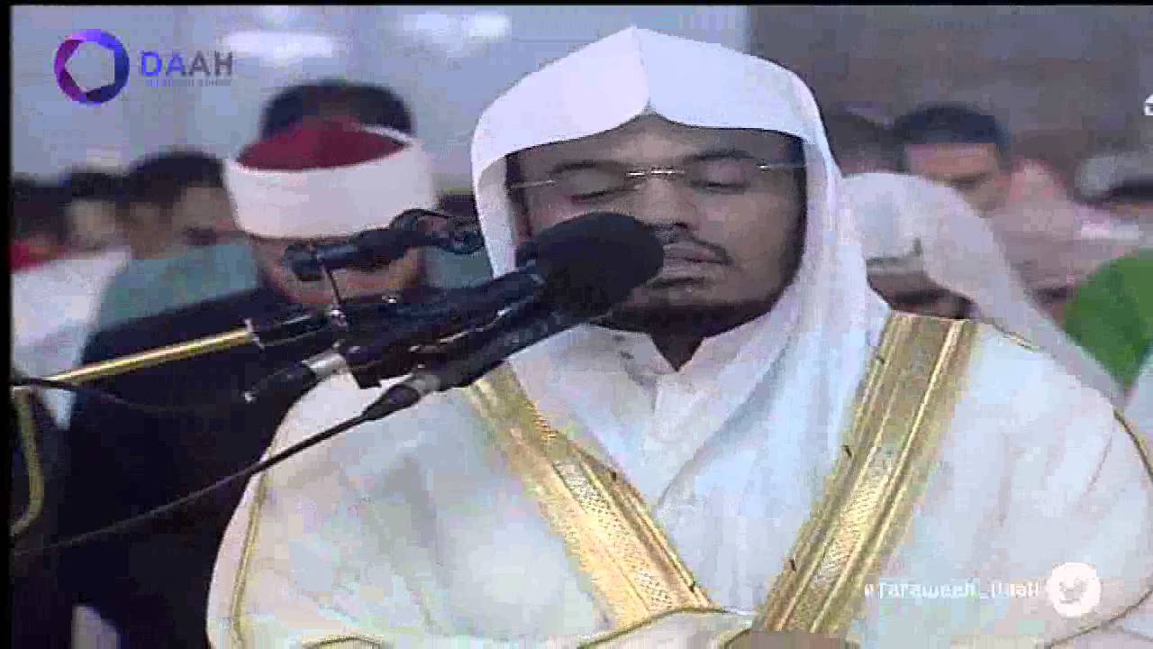 صلاة التراويح للشيخ ياسر الدوسري الواقعة ليلة 18 رمضان 1435هـ جامع