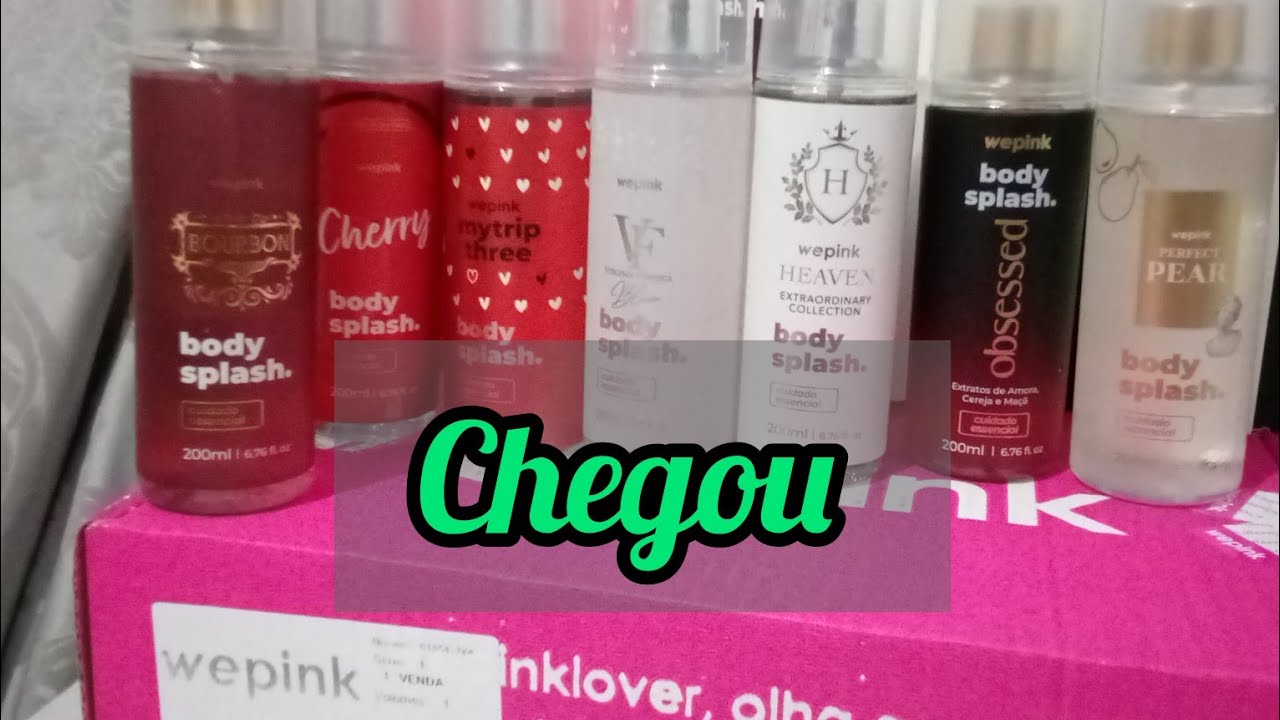 chegou os body Splash da Virgínia #wepink - YouTube