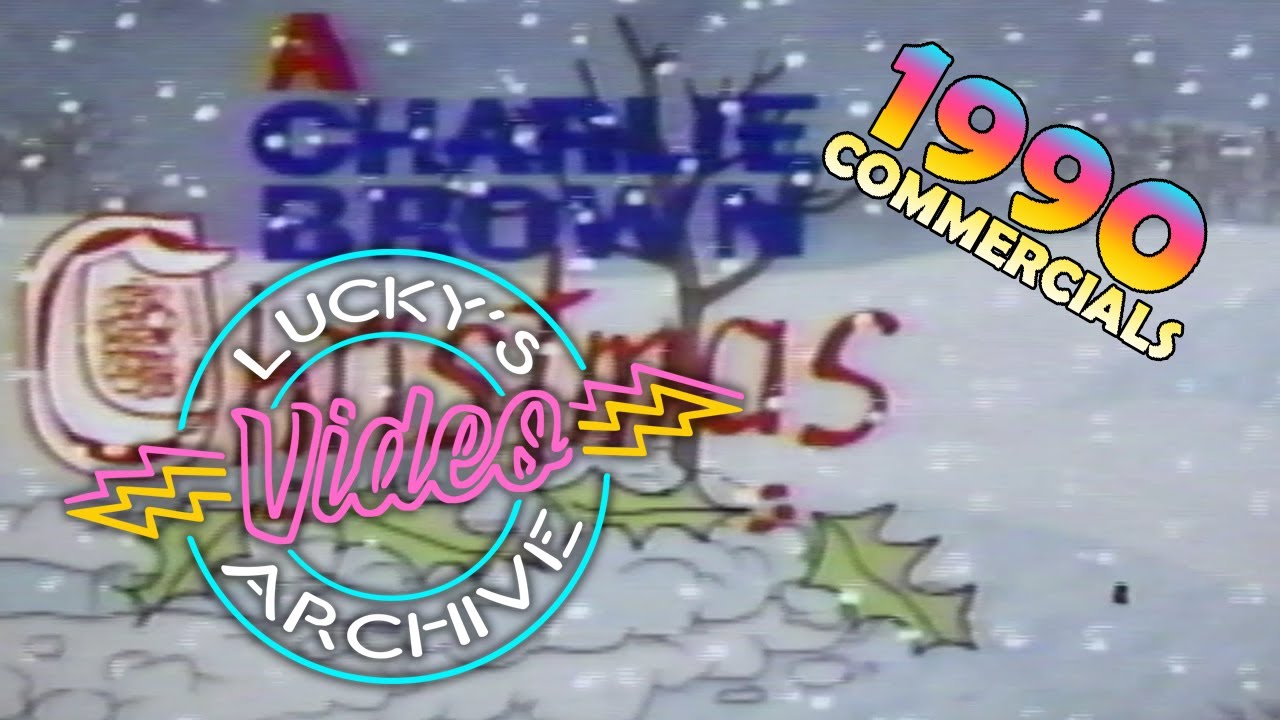 1990 CBS A Charlie Brown Christmas Commercials Lucky's Video Archive ...