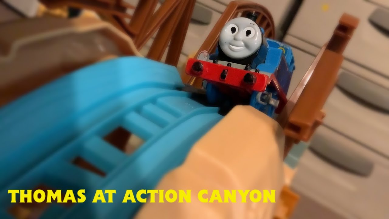 My first time getting the Trackmaster Thomas At Action Canyon set ...