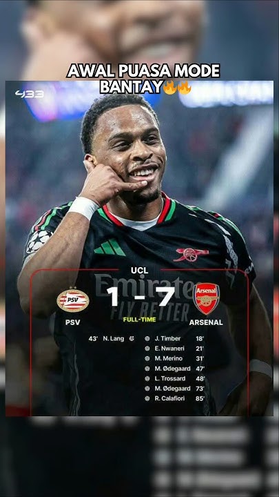 hasil pertandingan arsenal selama bulan puasa 🔥 #shorts - YouTube