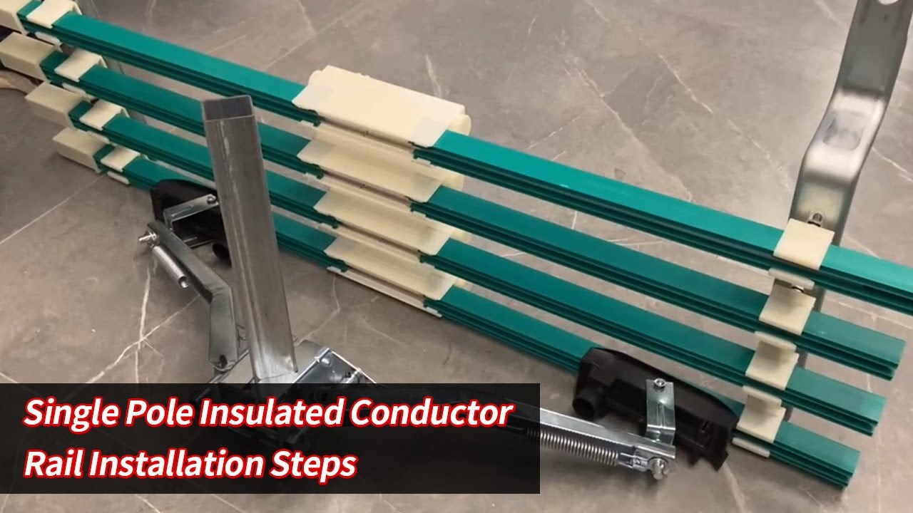Single Pole Insulated ConductorRail Installation Steps - YouTube