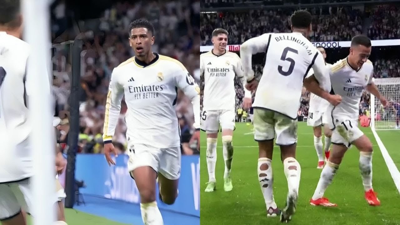 Jude Bellingham CLUTCH performance for Real Madrid vs Barcelona (22/04 ...