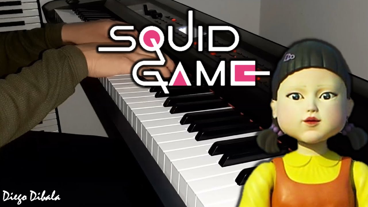 SQUID GAME (Netflix) - Red Light, Green Light PIANO By Diego Dibala ...