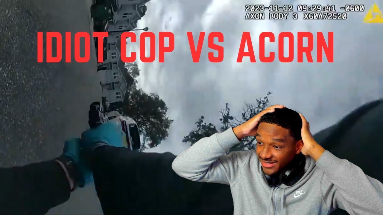 COP Mistakes ACORN For Gunshot! - YouTube