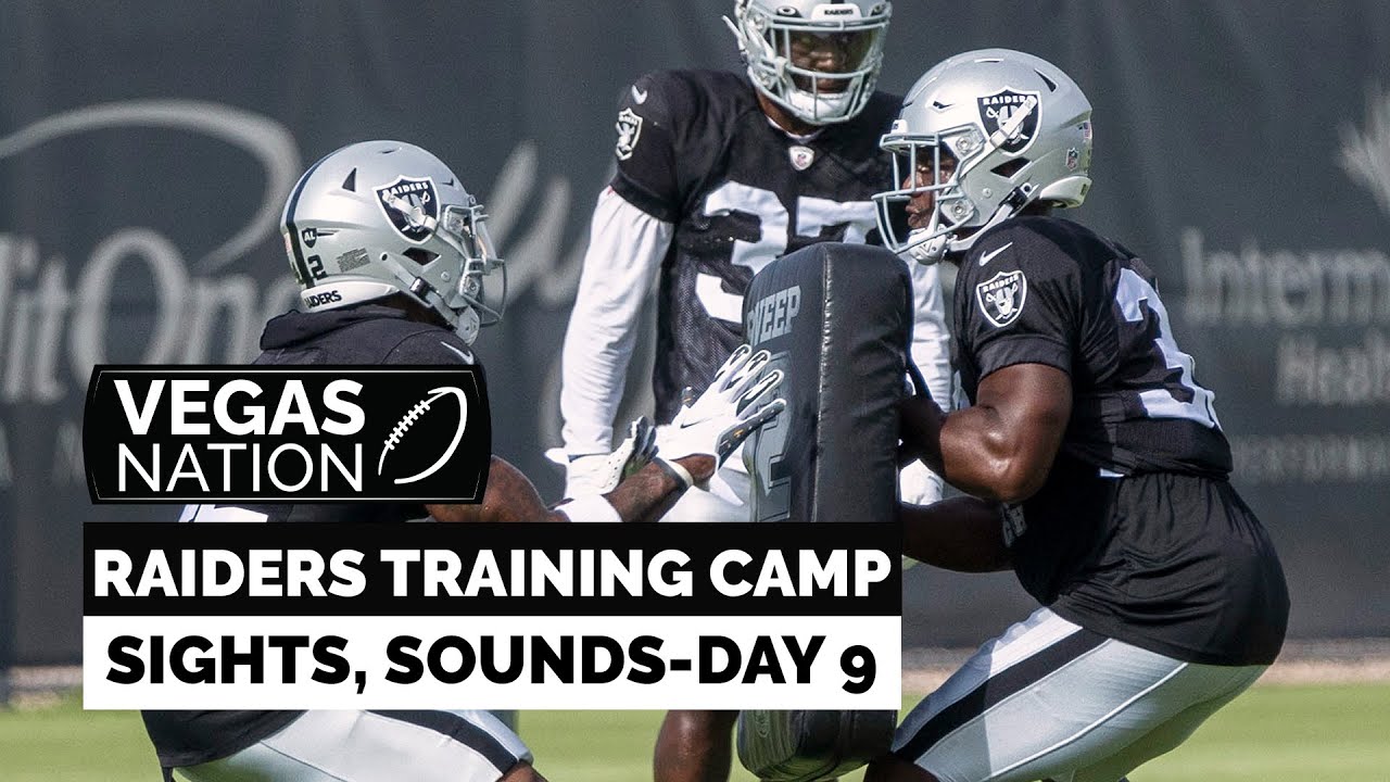 Sights and Sounds from Raiders Training Camp - Day 9 - YouTube