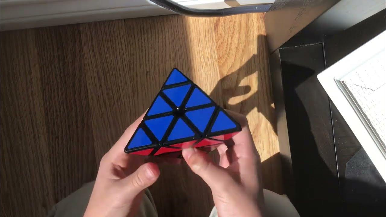 How to solve the Pyramid Rubiks cube - YouTube