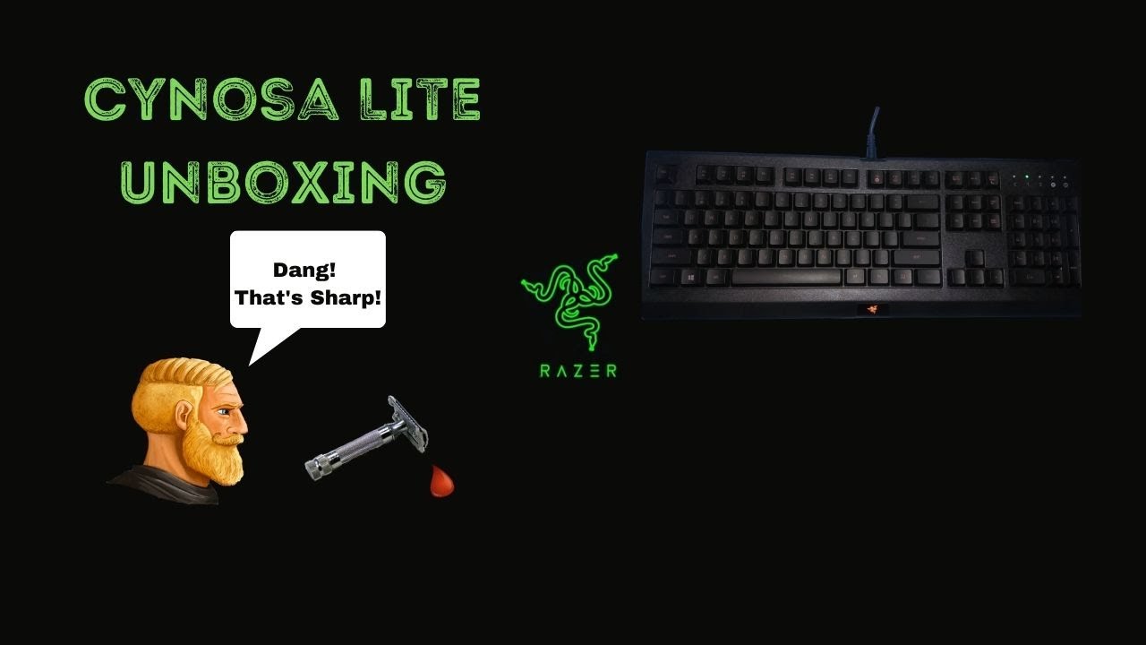 This Keyboard SHARP as a RAZOR!!!! Razer Cynosa Lite Unboxing & Razer ...