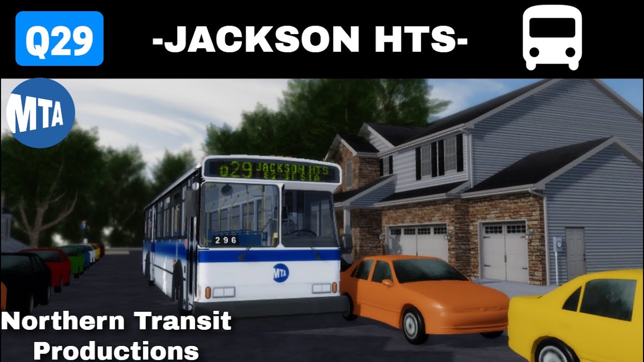 Q29 | Jackson heights | Ex-beeline Orion V | MTA roblox - YouTube