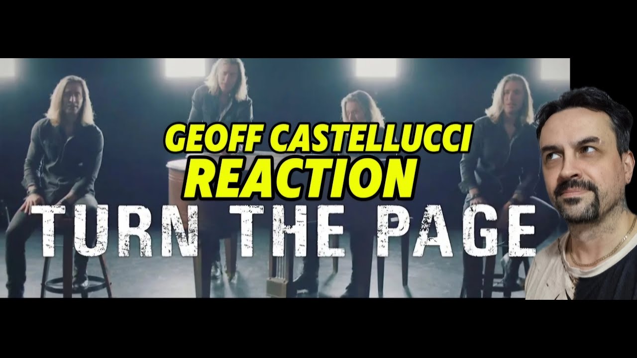 TURN THE PAGE Low Bass Singer Version Geoff Castellucci REACTION - YouTube