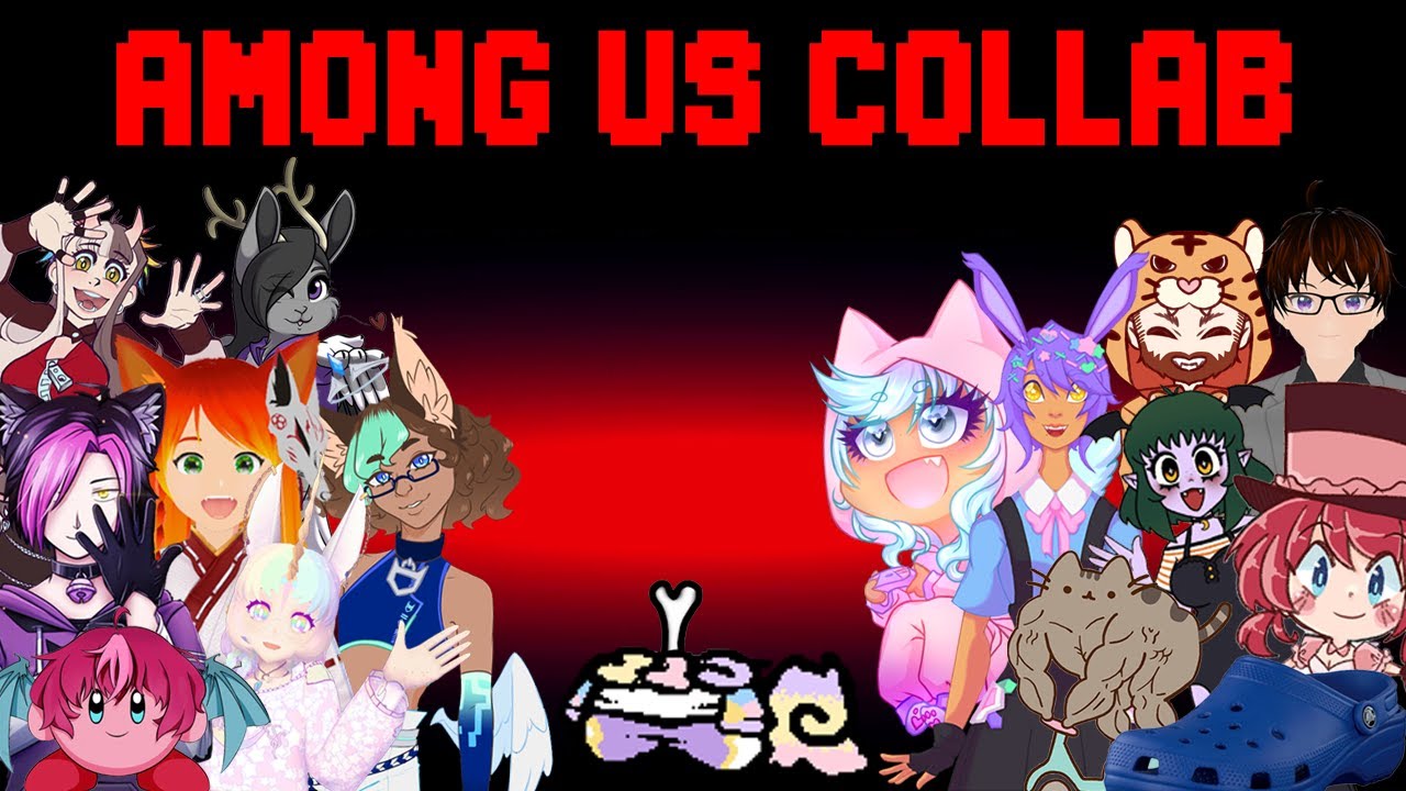 【Among Us Mega Collab】- 16 Streamer Chaos - YouTube