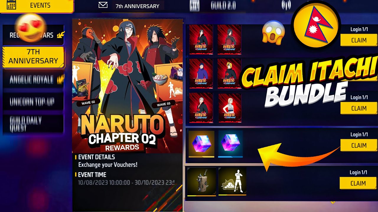 Claim Itachi Bundle + New Redeem Code 🔥 - Natuto Chapter 2 Real or Fake ...