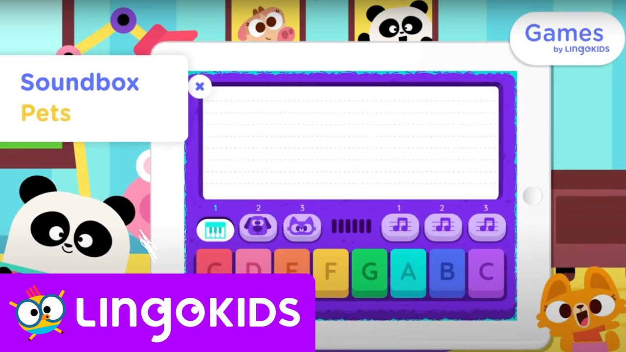 Pets Game 😸🐶 🎹 Interactive Music Game for Kids 🎵 Lingokids Gameplays ...