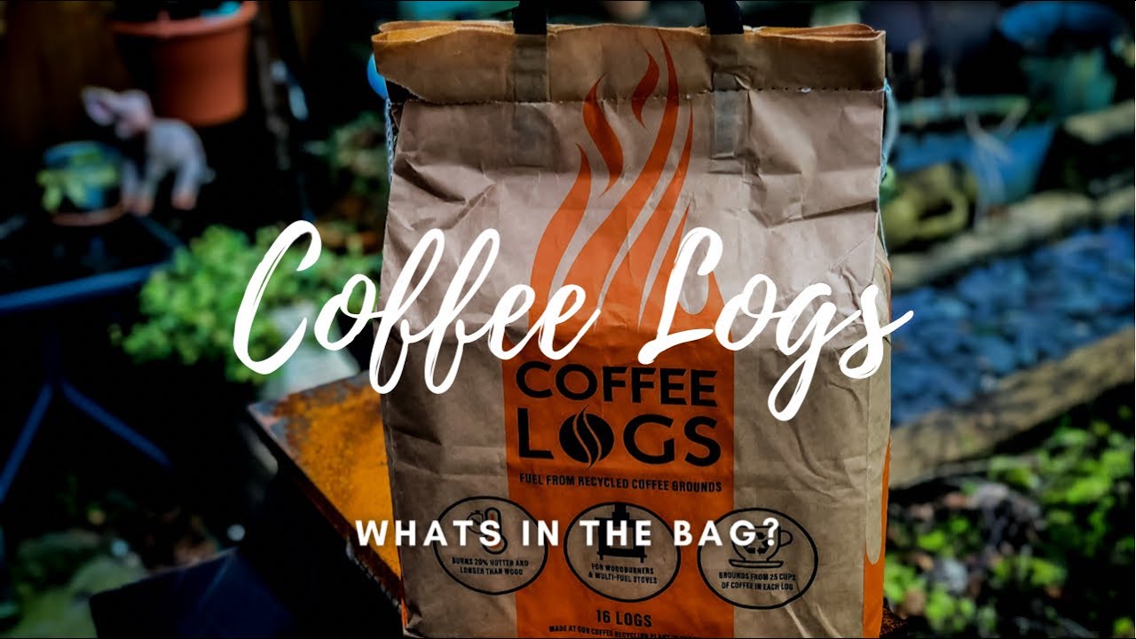 Coffee Eco Logs for Wood Burner Heat Stove - Hunter Gatherer Cooking ...