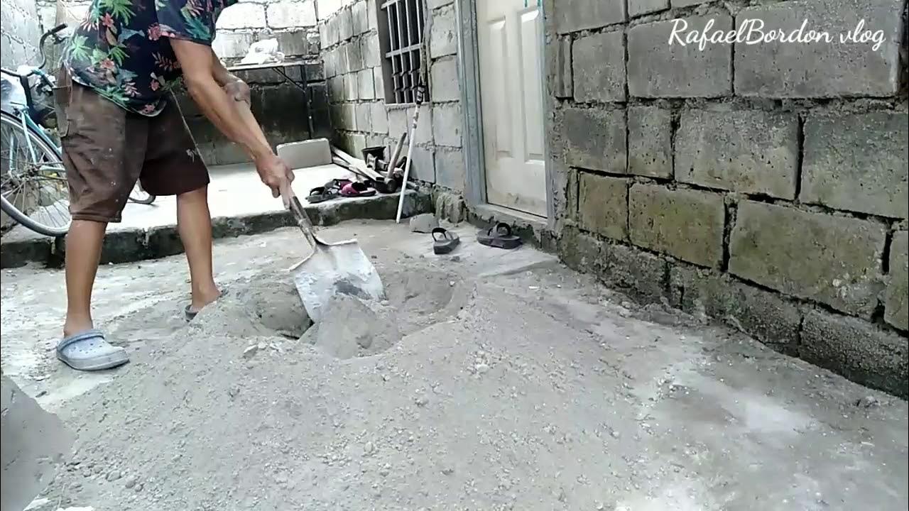 paano mag halo ng semento at buhangin sa pang asintada - YouTube