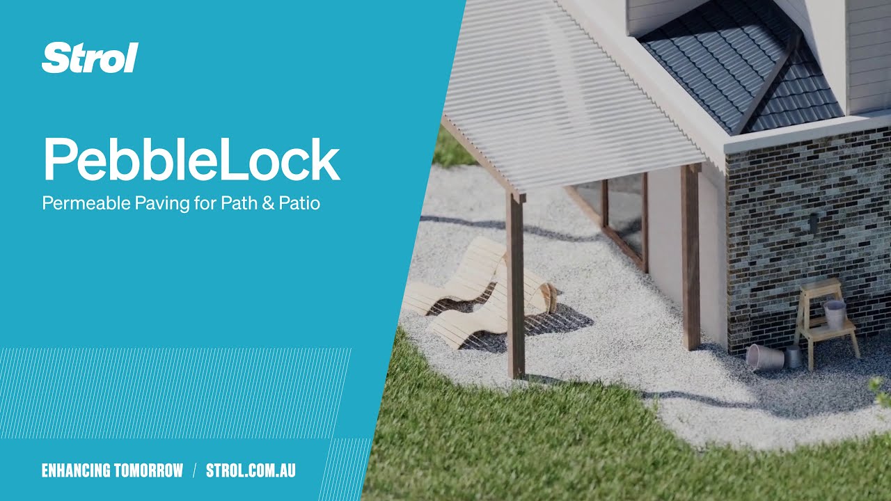 PebbleLock | Paths and Patios - Easy Installation - YouTube
